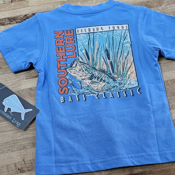 Southern Lure | Shirts & Tops | New Southern Lure Kids Blue Graphic ...